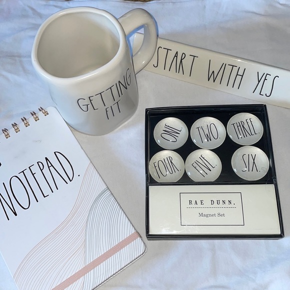 Rae Dunn | Office | Salerae Dunn Desk Office Bundle Mug Magnet Set ...